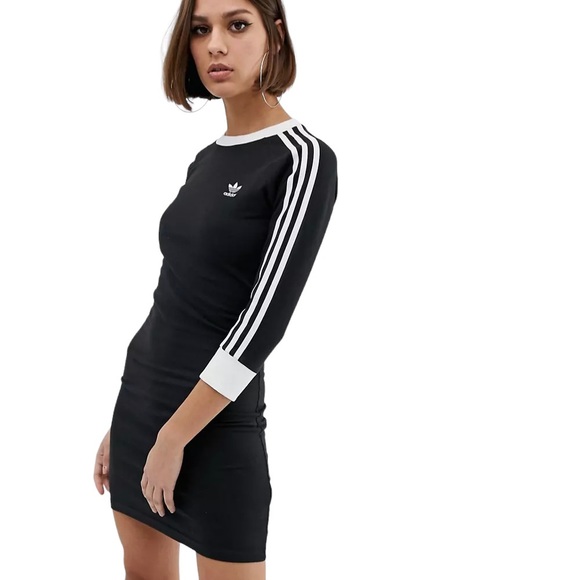 adidas | Dresses | Soldadidas Originals Adicolor Three Stripe Mini ...